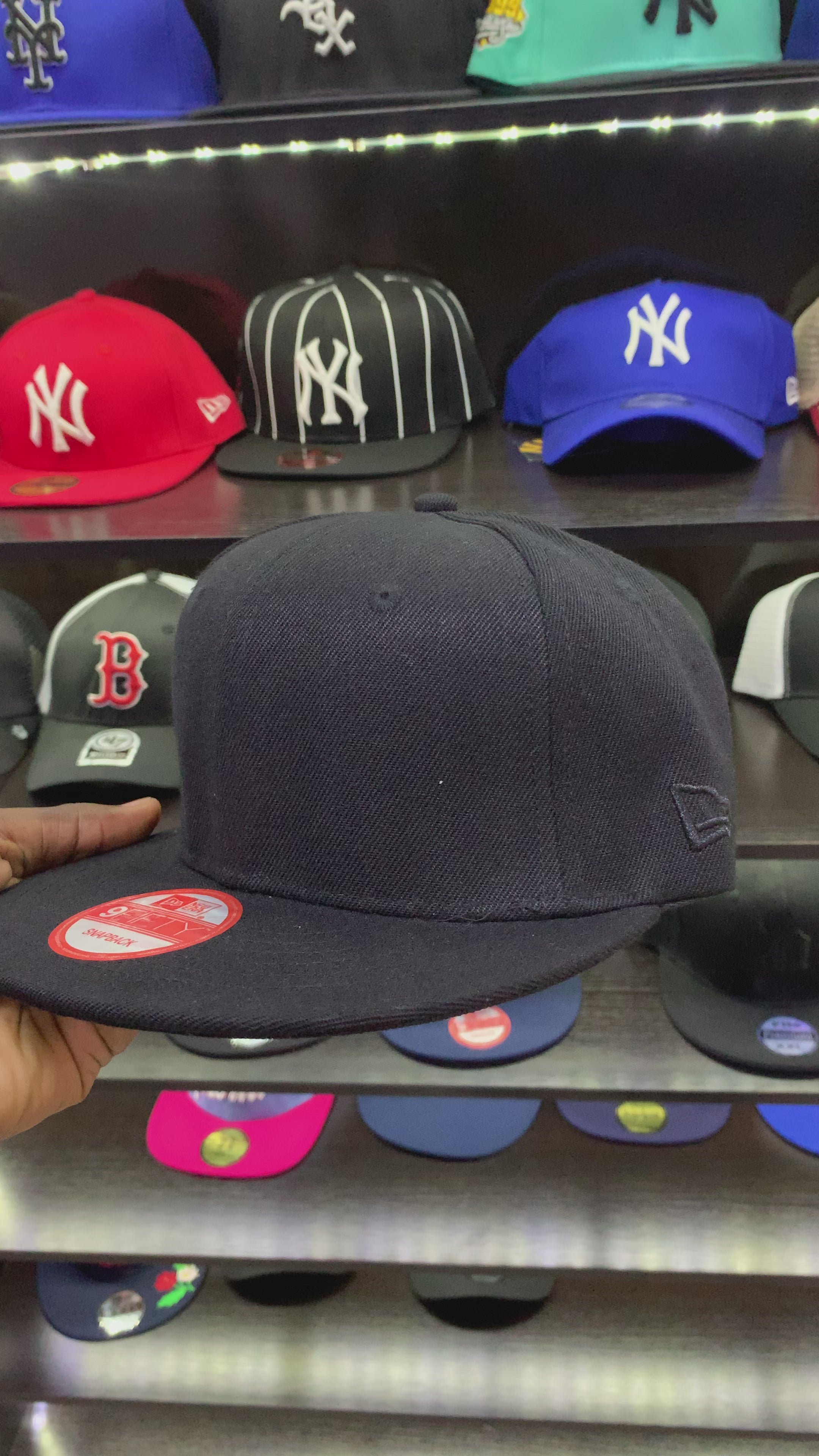 Plain new era snapback in black – Tdp.ng